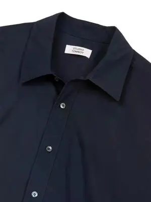 STUDIO TOMBOY Diagonal Button-fastening Shirt