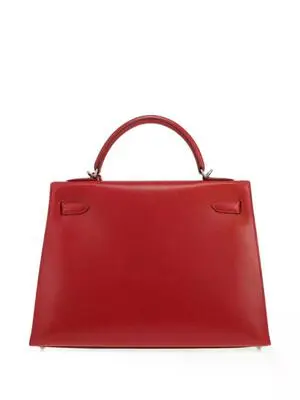 Hermès 2003 32 Kelly Leather Tote Bag - Red