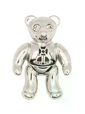 VIVIENNE WESTWOOD Ruby Teddy Bear Earrings