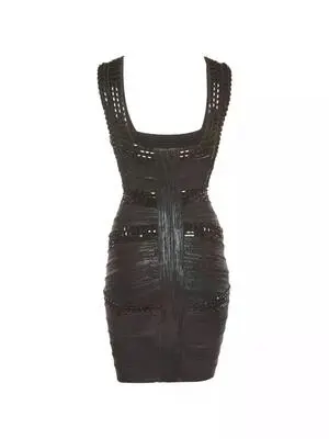 Herve Leger Embellished Bandage Mini Dress