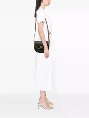 Dior 20th Century Honeycomb Coated Canvas Crossbody Bag - Black