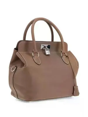 Hermès 2013 Tool Box Leather Tote Bag