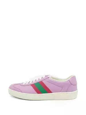 Gucci G74 Leather Sneakers - Purple