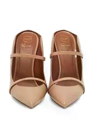 MALONE SOULIERS Maureen Pointed-toe Mules - Neutrals