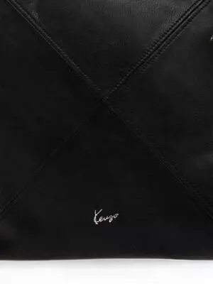 Kenzo Kite Logo-print Leather Tote Bag