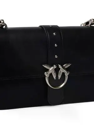 Pinko Medium Love Bag One Leather Handbag With New Buckle