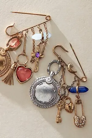 Free People Carry On Dangle Pin At - Gold
