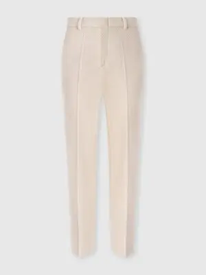 Missoni Classic Trousers In Cotton And Viscose With Tone-on-tone Zigzag Pattern