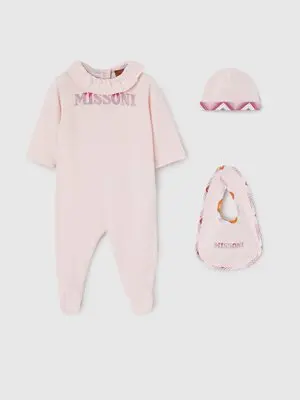 Missoni Three-piece Pure Cotton Set - Pink