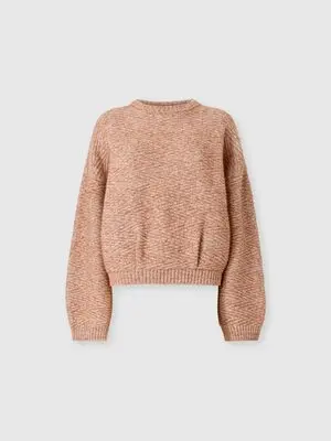 Missoni Oversized Crew-neck Long-sleeve Knit