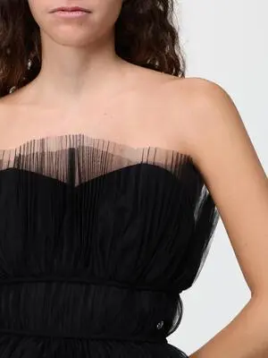 Karl Lagerfeld Off-the-shoulder Asymmetric Tulle Midi Ceremony Dress