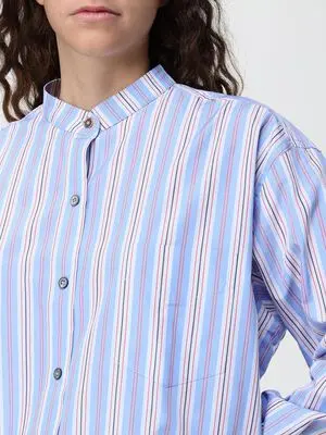 Paul Smith Cotton Shirt With Mandarin Collar And Relaxed Fit