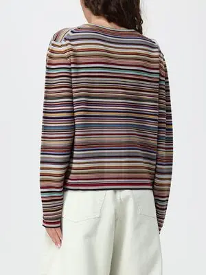 Paul Smith Striped Merino Wool Cardigan