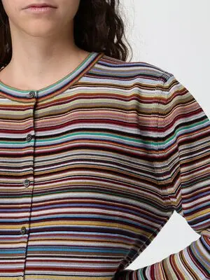 Paul Smith Striped Merino Wool Cardigan