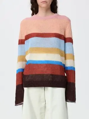 Paul Smith Striped Wool And Alpaca Blend Crewneck Sweater