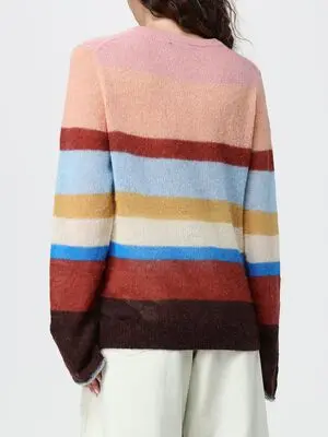 Paul Smith Striped Wool And Alpaca Blend Crewneck Sweater