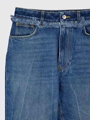 Rabanne Mid-rise Flared Jeans In Cotton Denim With Five-pocket Design