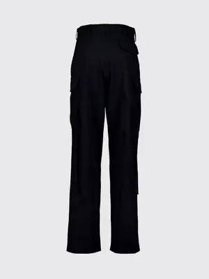 Stella McCartney High-waisted Straight Leg Wool Cargo Pants With Back Pockets