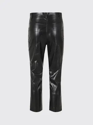 Andamane Mid-rise Cropped Skinny Faux Leather Pants