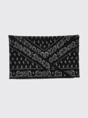 Guest In Residence Triangular Paisley Print Pure Cashmere Scarf - Black