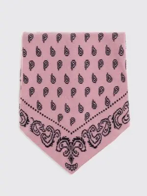 Guest In Residence Triangular Paisley Print Pure Cashmere Scarf - Blue