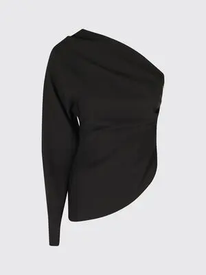 Federica Tosi Draped Asymmetrical One-shoulder Blouse