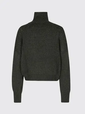 ROBERTO COLLINA Wool Blend Turtleneck Sweater With Dropped Shoulders