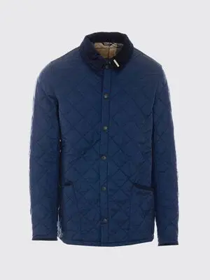 Barbour Heritage Quilted Nylon Jacket With Velvet Collar
