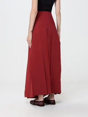 Alaïa High-waisted Pleated Knit Maxi Skirt In Viscose And Silk
