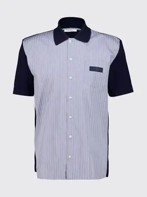 Givenchy Bi Striped Cotton Bowling Shirt