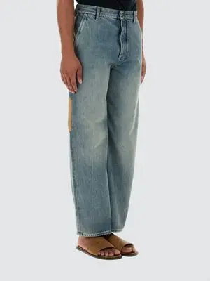 Loewe Mid-rise Straight Fit Jeans In Five-pocket Cotton