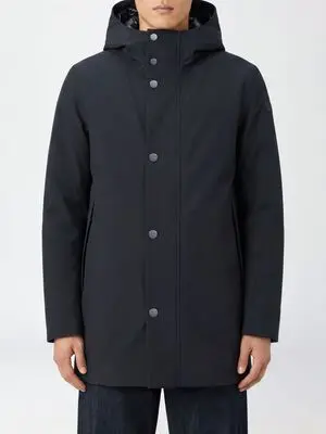 RRD Knee-length Hooded Parka In Recycled Technical Fabric - Black