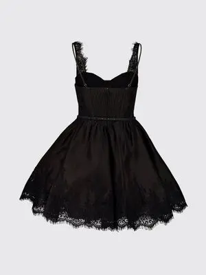 Zimmermann Off-the-shoulder Linen And Silk Bustier Mini Dress