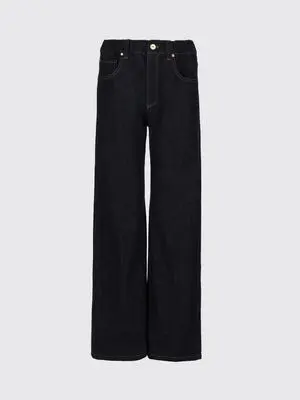 Brunello Cucinelli Mid-rise Wide Leg Jeans In Cotton Denim