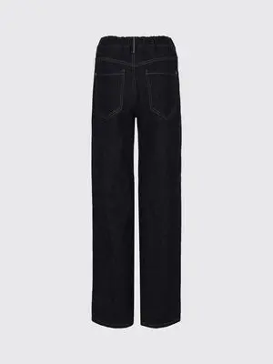Brunello Cucinelli Mid-rise Wide Leg Jeans In Cotton Denim