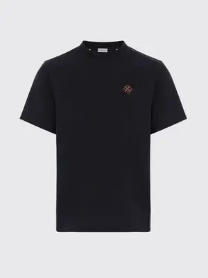 Burberry Crewneck Cotton T-shirt With Equestrian Knight Logo