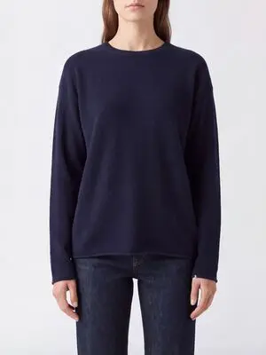 Extreme Cashmere Crew Neck Sweater In Cashmere Blend With Dropped Shoulders