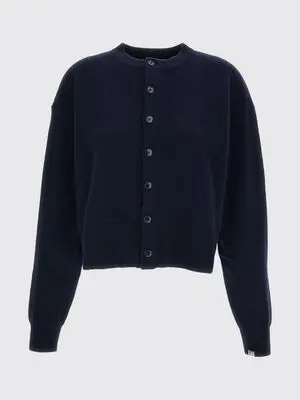 Extreme Cashmere Crew Neck Cardigan In Cashmere Blend With Buttons