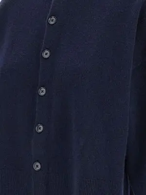 Extreme Cashmere Crew Neck Cardigan In Cashmere Blend With Buttons