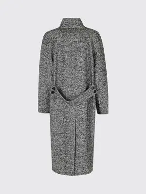 Dolce & Gabbana Long Double-breasted Wool Coat With High Collar And Martingale