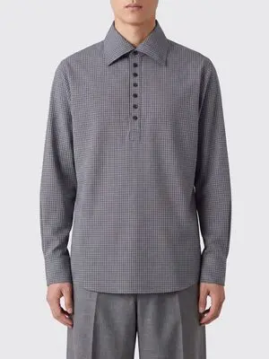 Dries Van Noten Vichy Cotton Shirt With French Collar