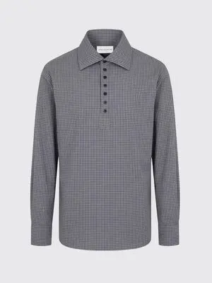 Dries Van Noten Vichy Cotton Shirt With French Collar