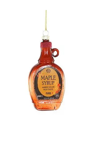 CODY FOSTER & CO Maple Syrup Ornament - Brown