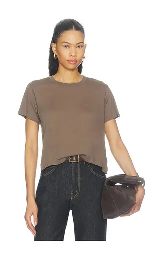 Eterne Cotton Short Sleeve Boxy Tee In . Also