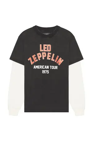 PHILCOS Led Zeppelin American Tour Layered Tee In . Also