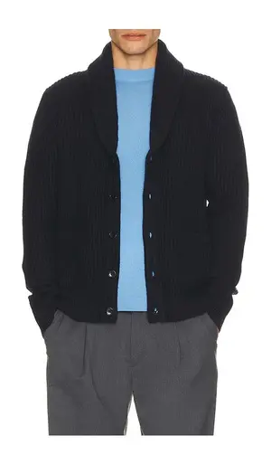 Reigning Champ Merino Kenny Shawl Cardigan In . Also