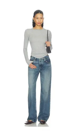 THE LINE BY K Simon Long Sleeve Top In . Also