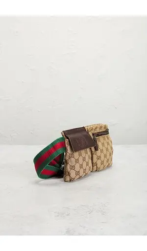 FWRD RENEW Gucci Double Pocket Belt Bag