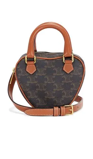 FWRD RENEW Celine Triomphe Heart Handbag
