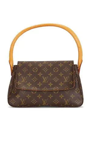 FWRD RENEW Louis Vuitton Monogram Mini Looping Shoulder Bag - Brown